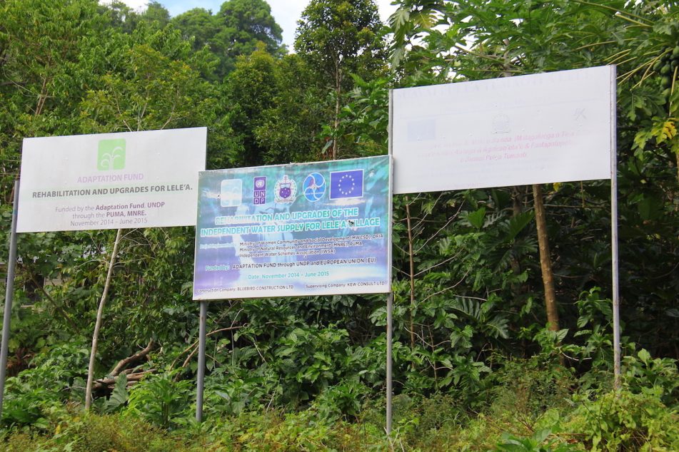 Samoa's Climate Change Adaptation Landscape - Climate Change Institute ...